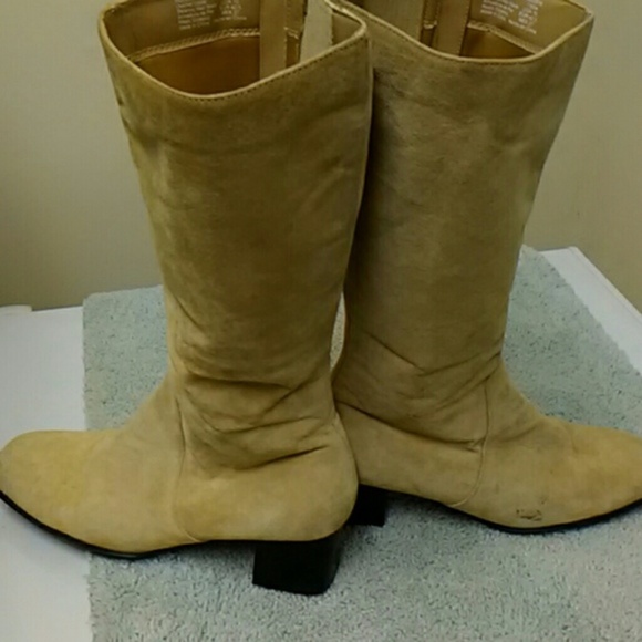 Shoes | Beige Suede Boots New S1 | Poshmark